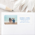 Custom Photo Family Return Address Label | Zazzle