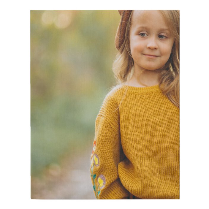 Custom Photo Faux Canvas Print | Zazzle.com