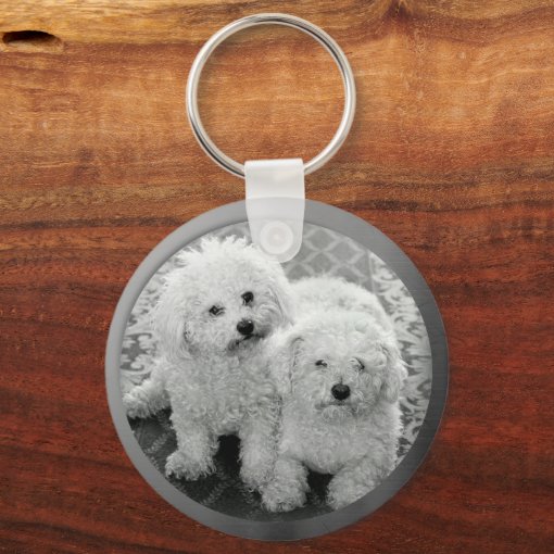 Custom Photo Frame Keychain | Zazzle