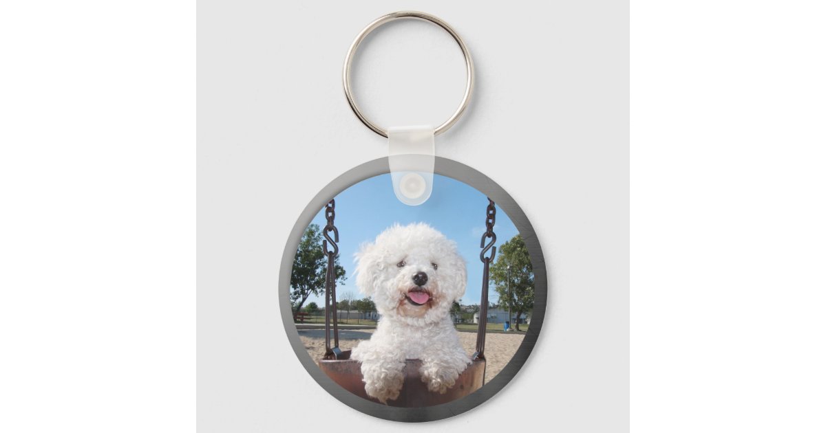 Custom Photo Frame Keychain | Zazzle