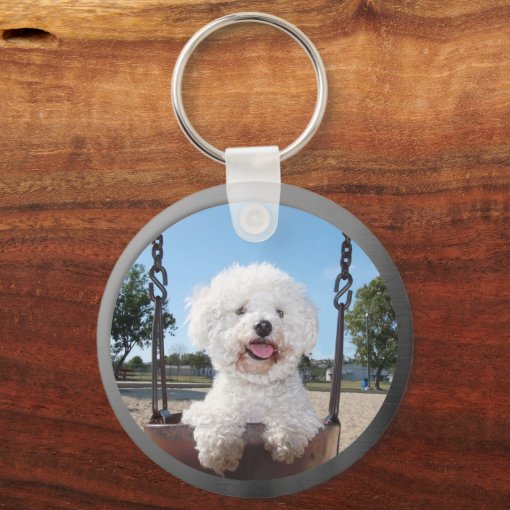 Custom Photo Frame Keychain | Zazzle