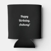 Custom Photo Fun Cool 40th Birthday Can Cooler | Zazzle