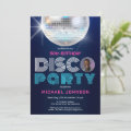 Custom Photo Fun Disco 50th Birthday Party Invitation | Zazzle