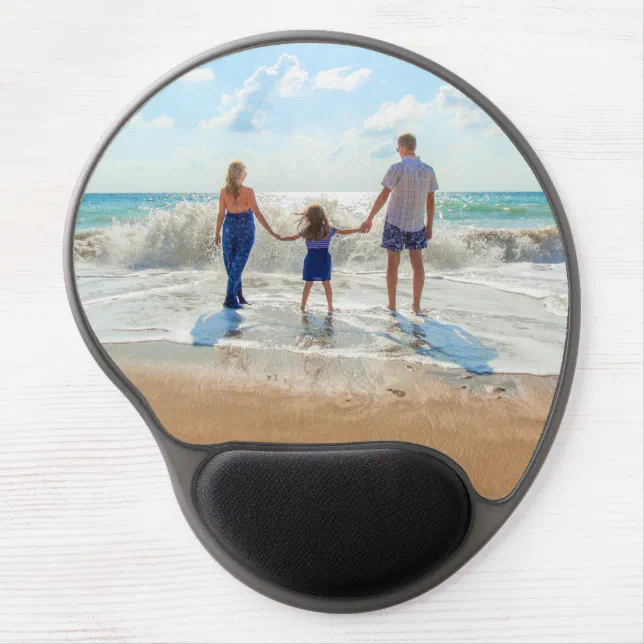 Custom Photo Gel Mouse Pad Your Own Design Gift | Zazzle