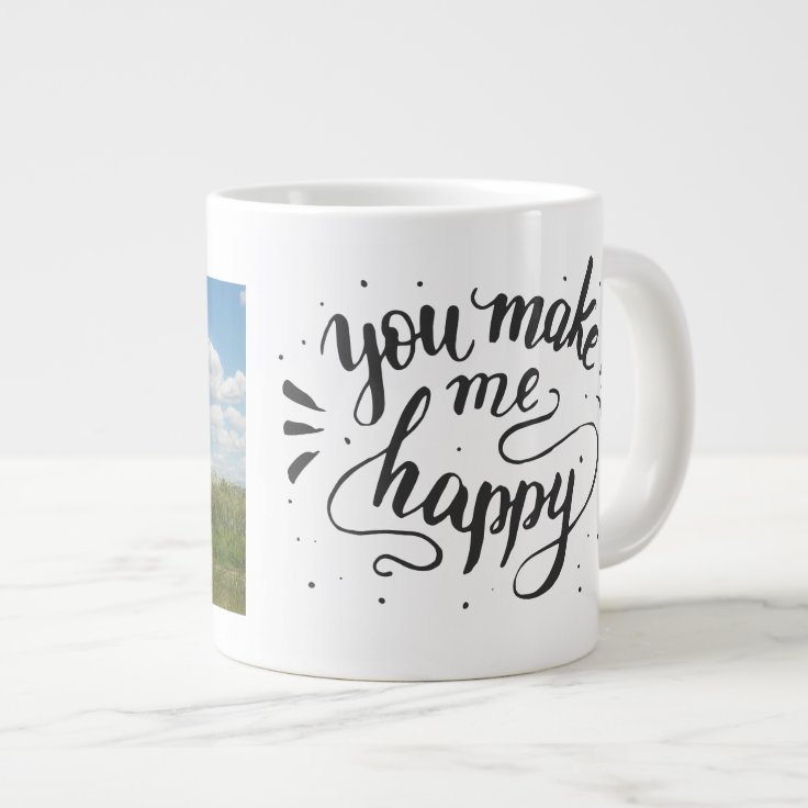 Custom photo giant coffee mug | Zazzle