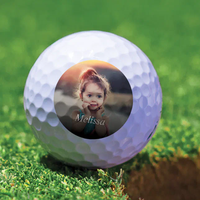 Custom Photo Golf Ball | Zazzle
