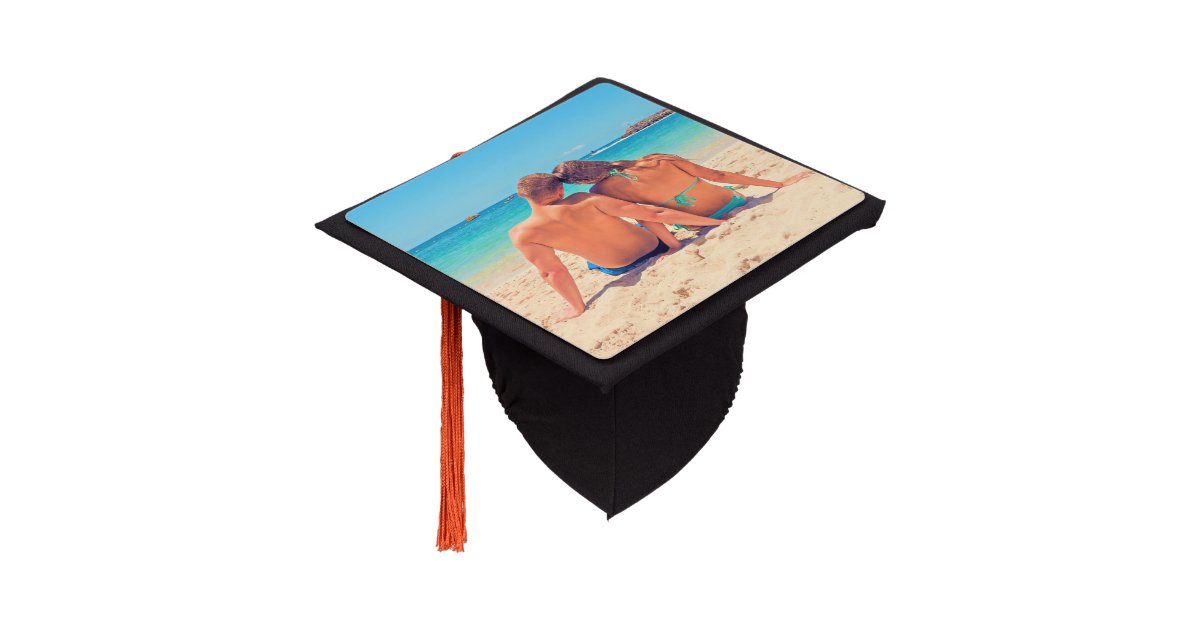 Custom Photo Graduation Cap Topper Your Photos | Zazzle