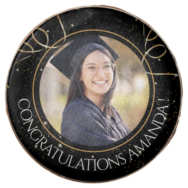 Custom Photo Graduation Chocolate Covered Oreo | Zazzle