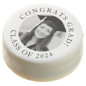 Custom Photo Graduation Class Party Simple Chocolate Covered Oreo | Zazzle