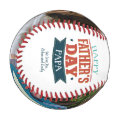 Custom Photo Happy Father's Day Papa Baseball | Zazzle