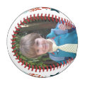 Custom Photo Happy Father's Day Papa Baseball | Zazzle
