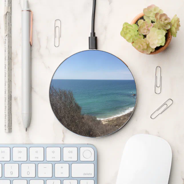 Custom photo image picture personalized wireless charger | Zazzle