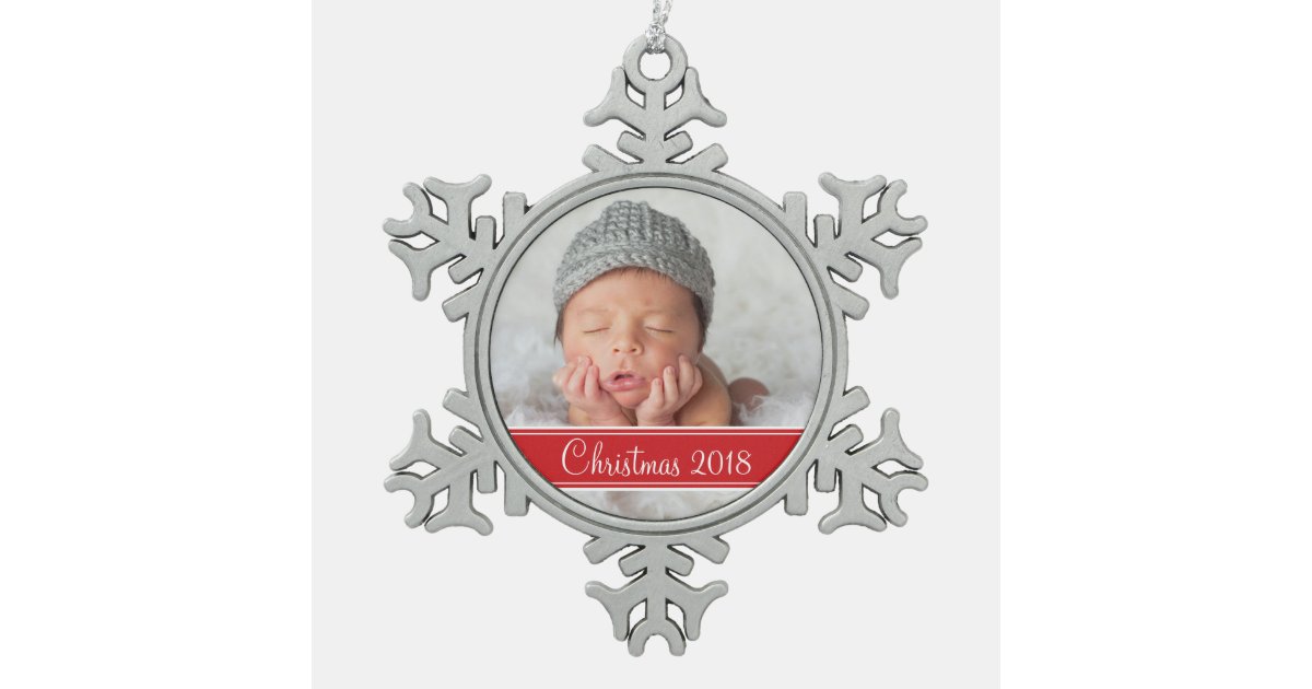 Custom Photo Keepsake Holiday Ornament | Zazzle