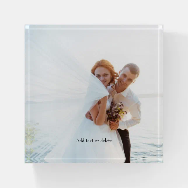 Custom Photo Keepsake Paperweight | Zazzle