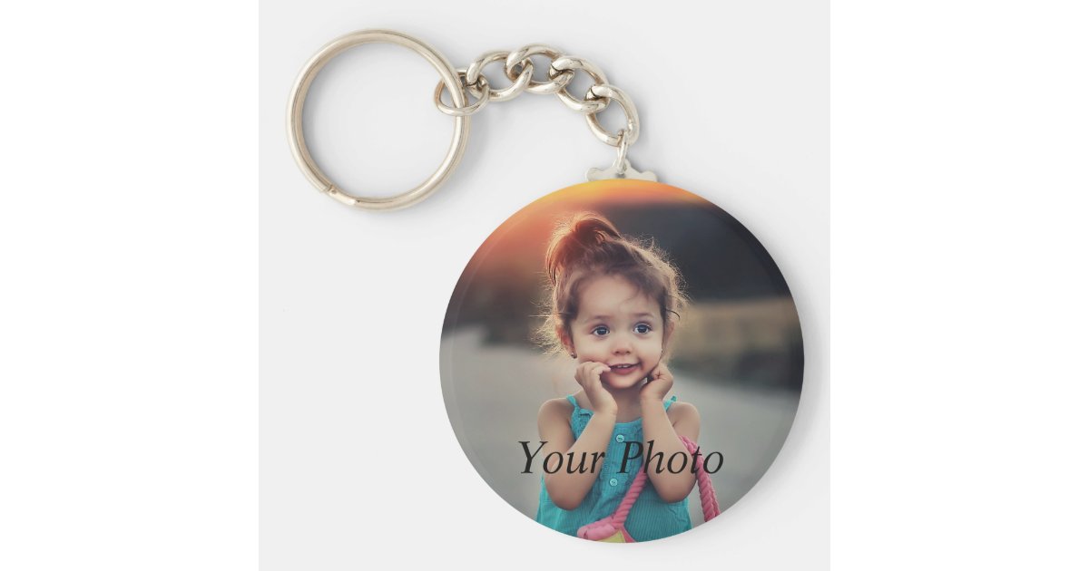 Custom Photo Keychain | Zazzle.com