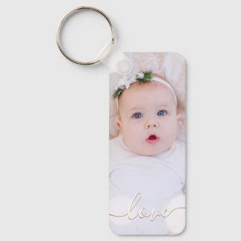Custom Photo Keychain | Zazzle