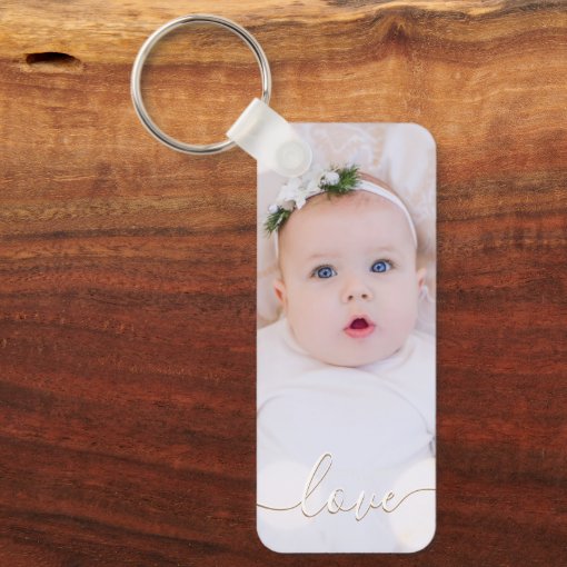 Custom Photo Keychain | Zazzle
