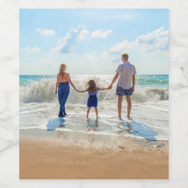 Custom Photo Label Your Favorite Photos Gift | Zazzle