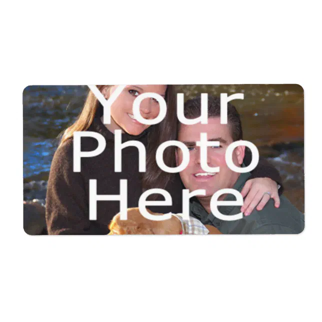 Custom Photo Labels | Zazzle