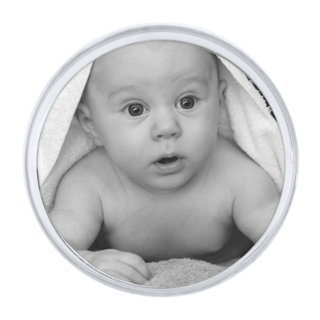 Custom Photo Lapel Pin | Zazzle