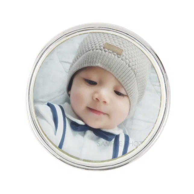 Custom Photo Lapel Pin | Zazzle