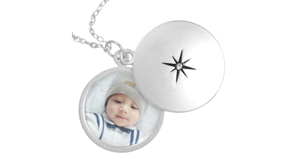 Custom Photo Locket Necklace | Zazzle