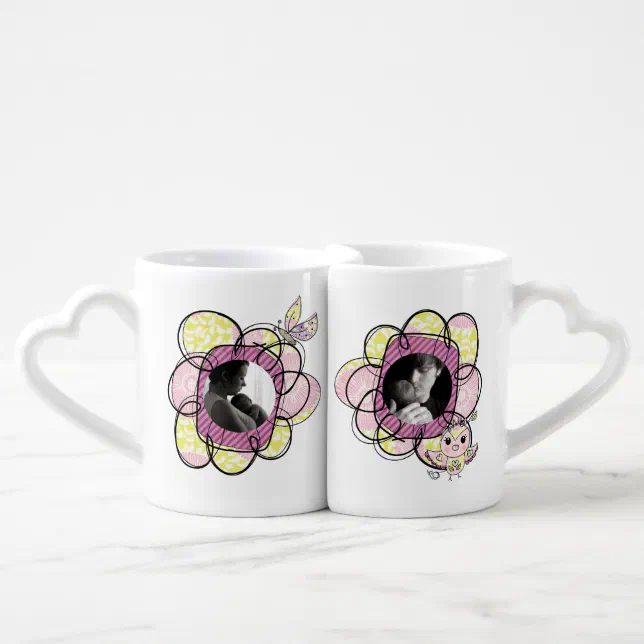 Custom Photo Love Flowers Lovers Mugs | Zazzle