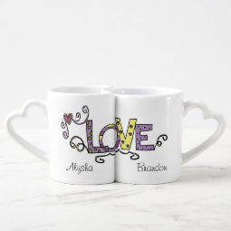 Custom Photo Love Flowers Lovers Mugs | Zazzle