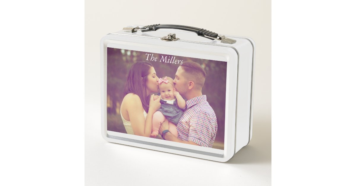 Custom Photo Lunch Box | Zazzle