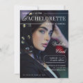 Custom Photo Magazine Cover Unique Bachelorette Invitation | Zazzle