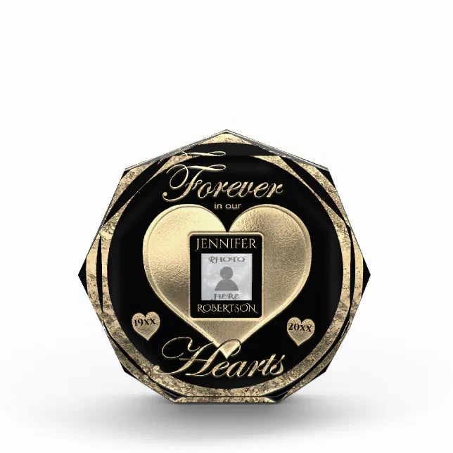 Custom Photo Memorial in Loving Memory Acrylic Award | Zazzle