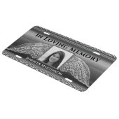 Custom Photo Memorial In Loving Memory License License Plate | Zazzle