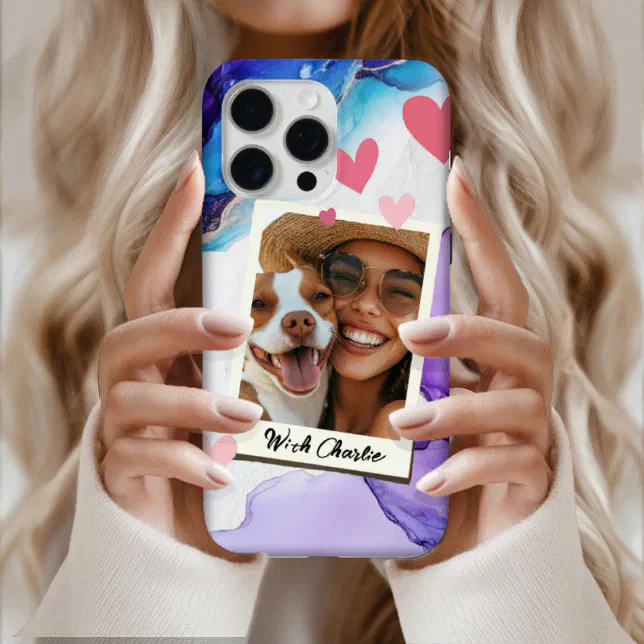 Custom Photo Monogram Name Your phone case | Zazzle