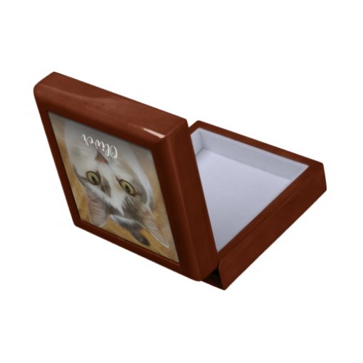 Custom Photo Name Personalized Keepsake Gift Box | Zazzle