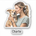 Custom Photo Name Waterproof Vinyl Stickers | Zazzle