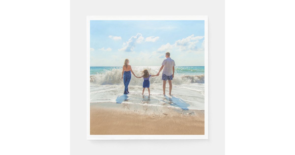 Custom Photo Napkins with Your Favorite Photos | Zazzle