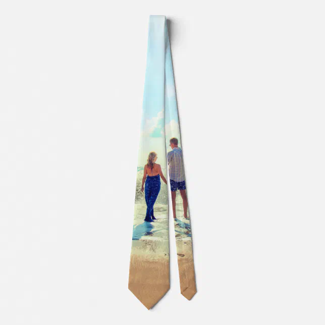 Custom Photo Neck Tie Personalized Your Own Design | Zazzle