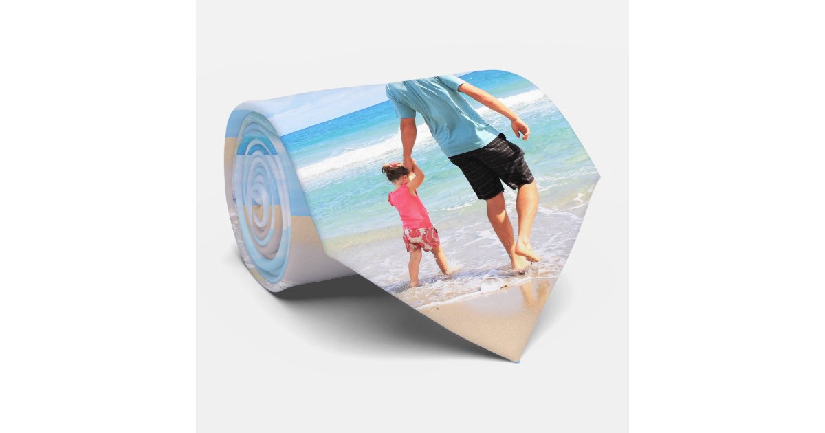 Custom Photo Neck Tie with Your Photos Design Gift | Zazzle