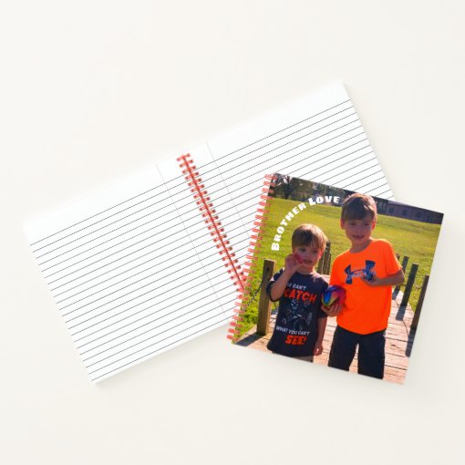Custom Photo Notebook | Zazzle