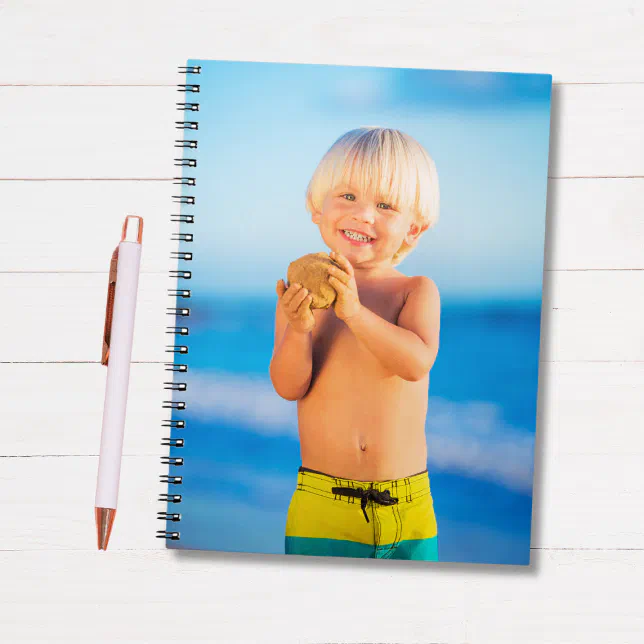 Custom Photo Notebook | Zazzle