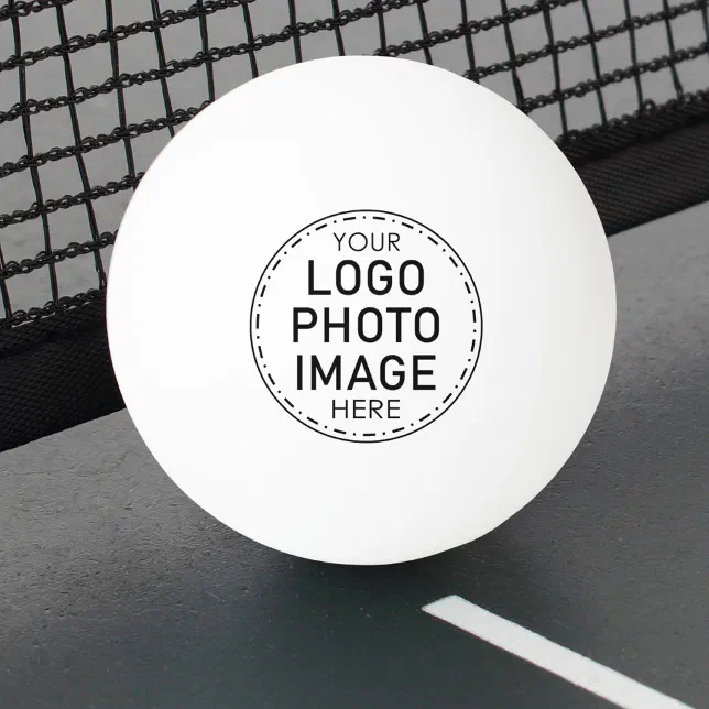 Custom Photo or Logo Ping Pong Ball | Zazzle