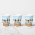 Custom Photo Paper Cups with Text Personalized | Zazzle