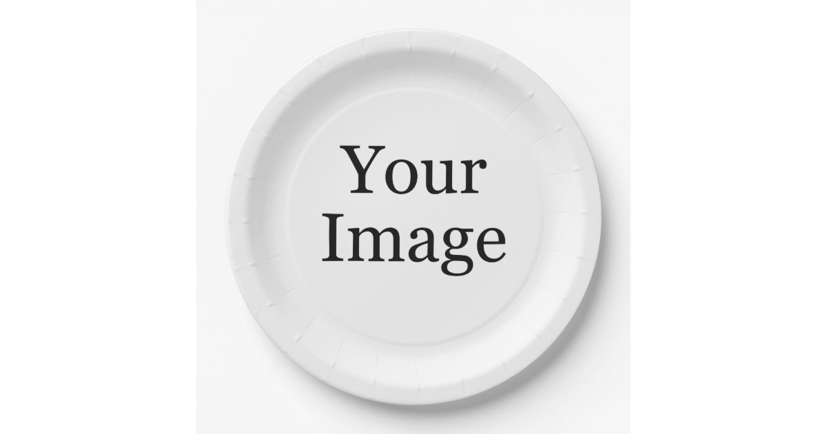 Custom Photo Paper Plates | Zazzle