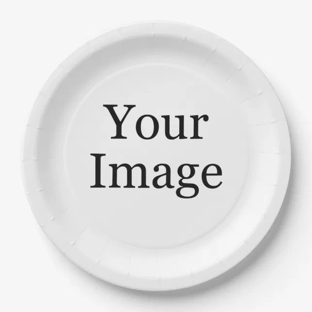 Custom Photo Paper Plates | Zazzle