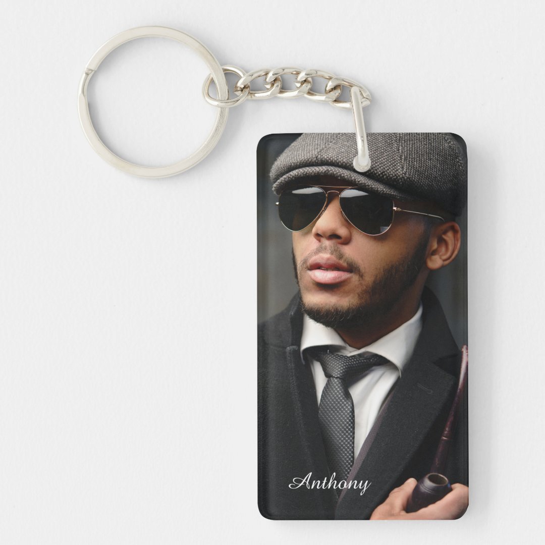 Custom Photo Personalize Keychain | Zazzle