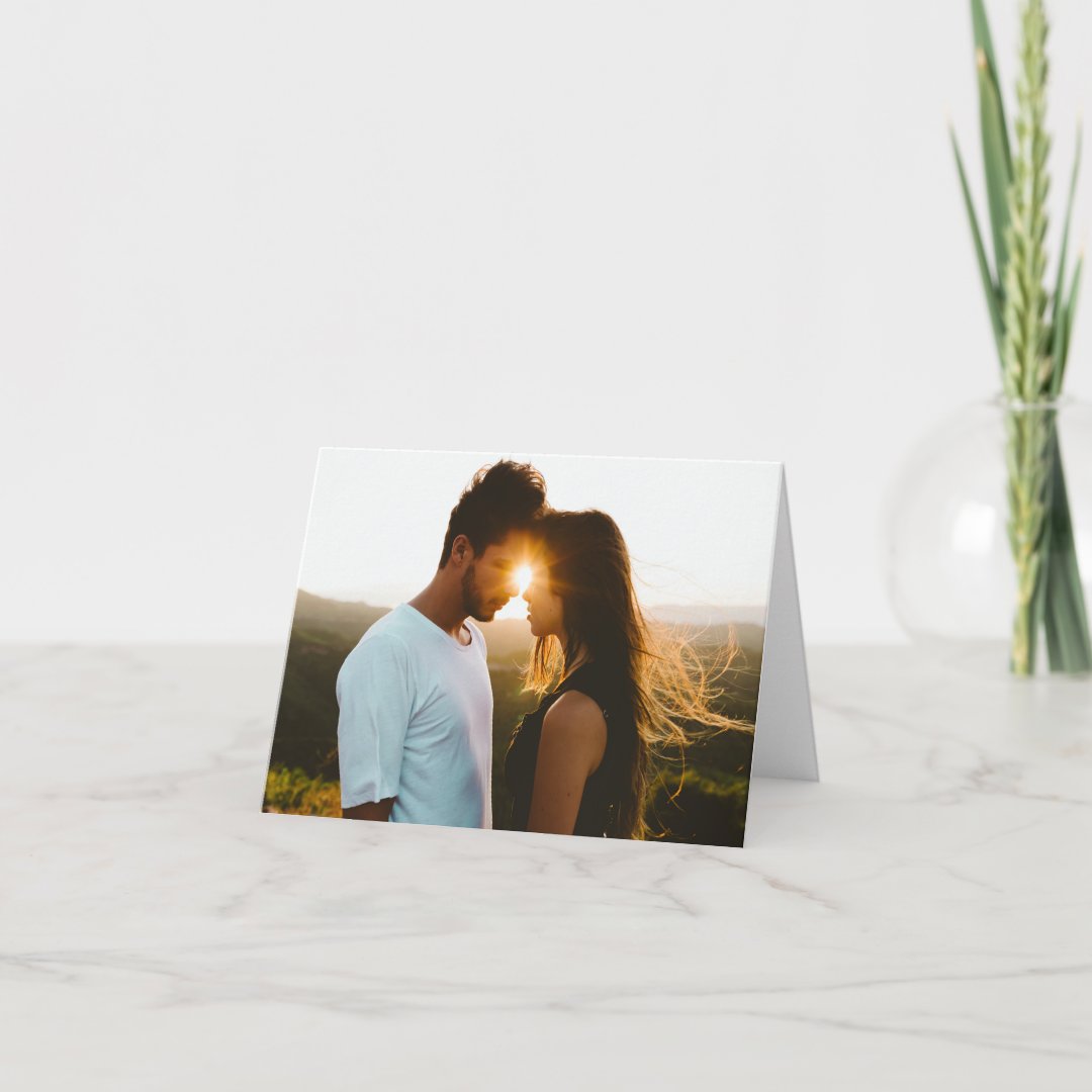 Custom Photo Personalized Blank Note Cards | Zazzle
