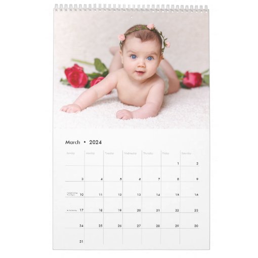 Custom Photo Personalized Calendar | Zazzle