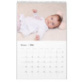 Custom Photo Personalized Calendar | Zazzle