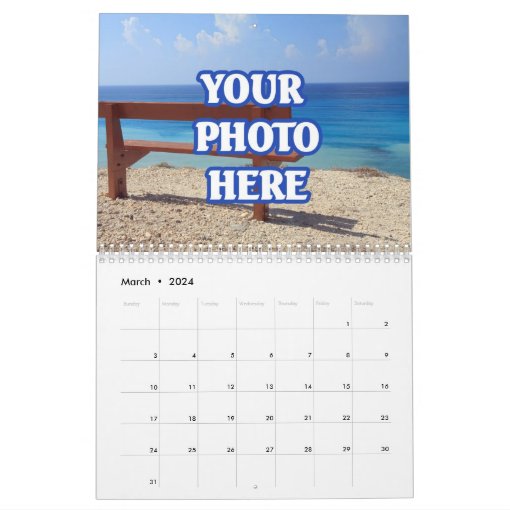 Custom Photo Personalized Calendar | Zazzle