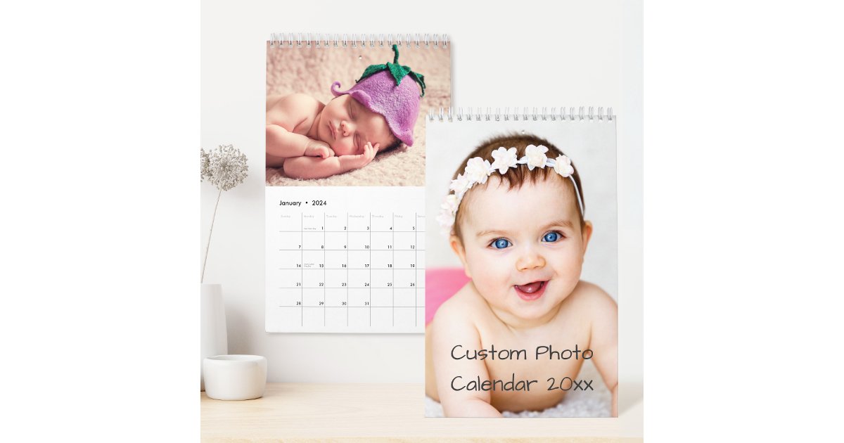 Custom Photo Personalized Calendar | Zazzle